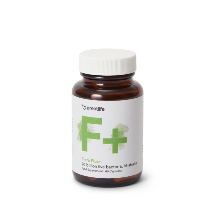 Flora Plus+ Probiootti | Greatlife.fi